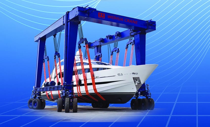 Yacht-Handling-Kran Hersteller - Weihua Crane